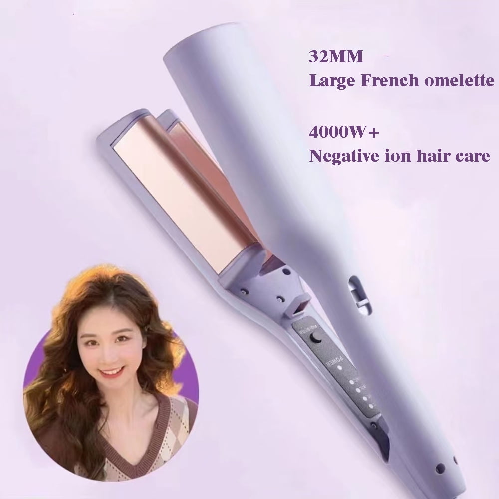 32MM Deep Wave Egg Roll Hair Electric Curling Iron Tool Lasting Styling ...