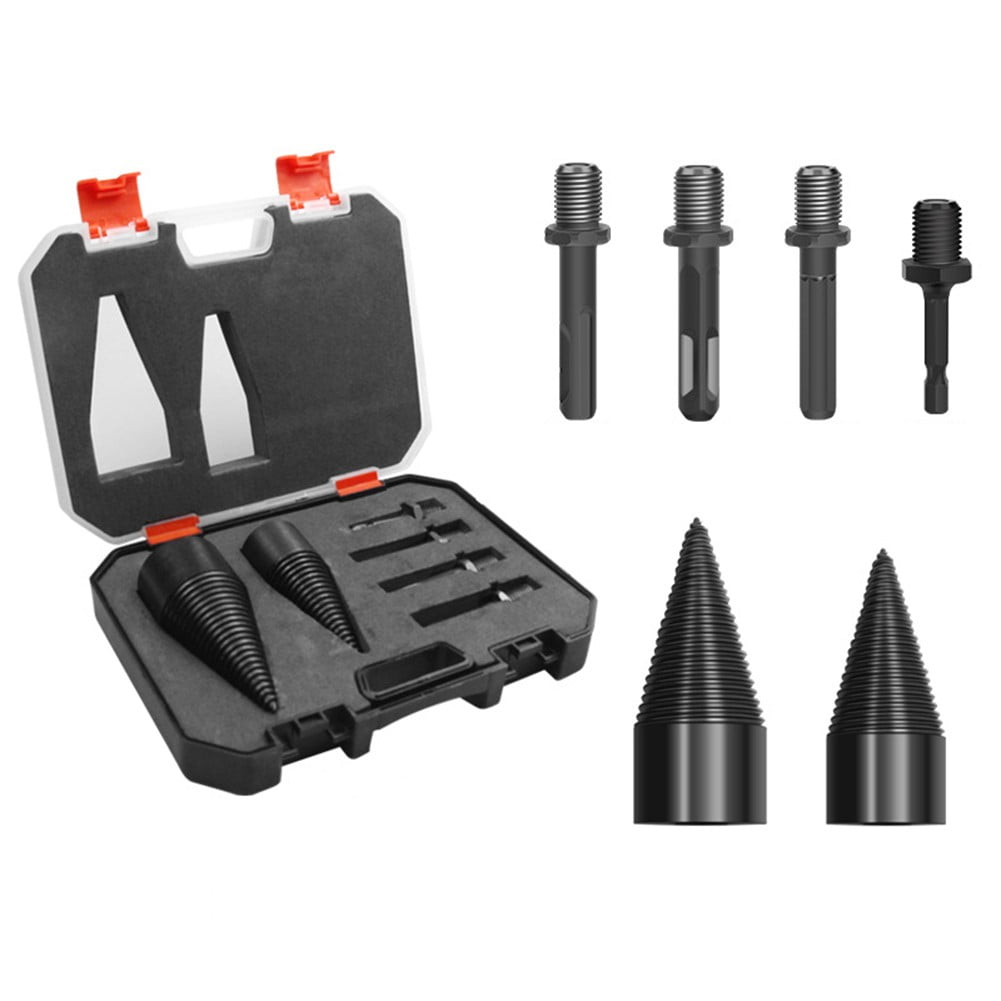 32mm And 42mm Wood Splitting Drill Bit Set - for Easy Wood Splitting (4 ...