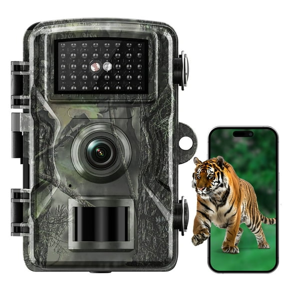 32MP 4K Trail Camera With Motion Activated Night Vision: Wifi Game ...