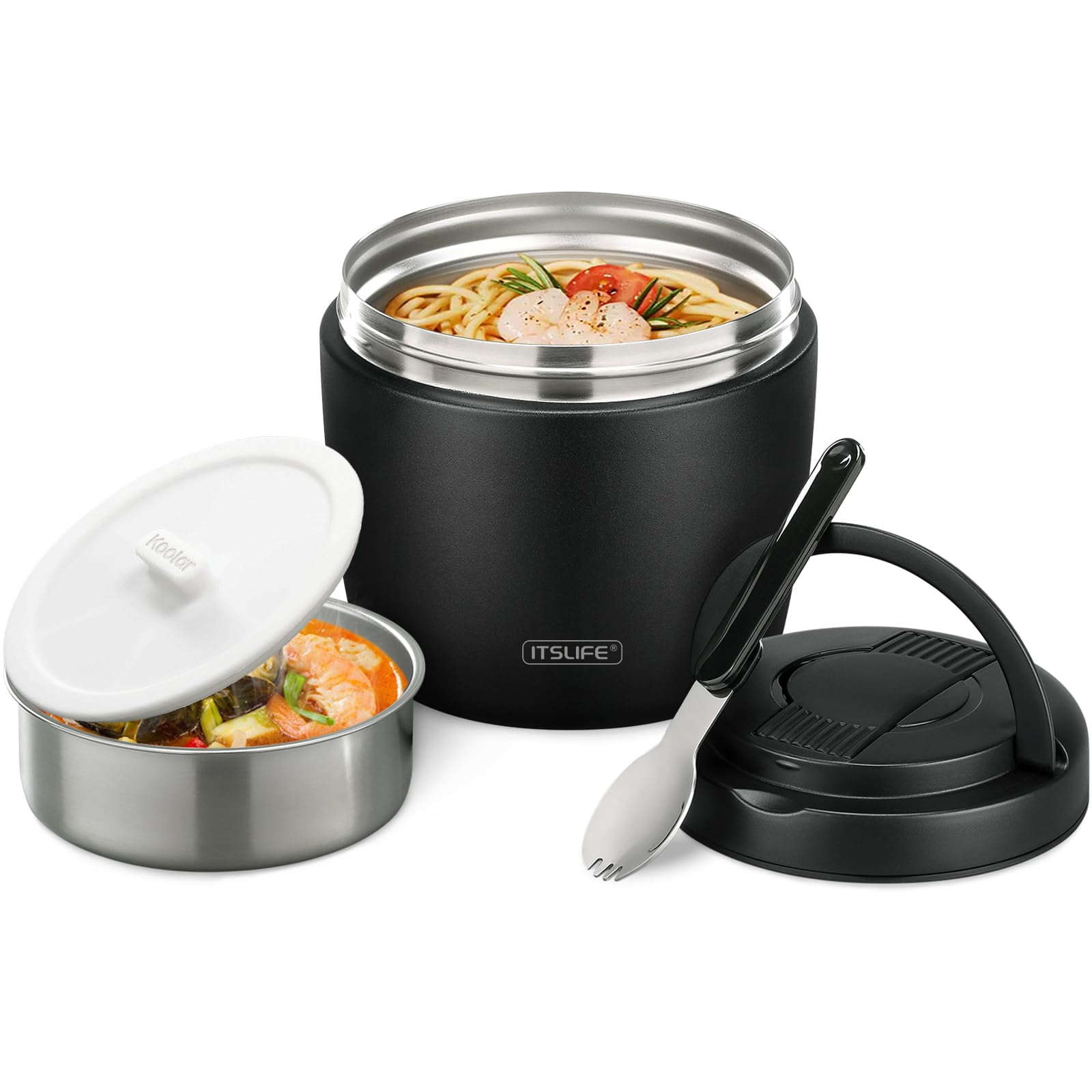 32OZ Stainless Steel Hot Food Thermo for Adults, Wide Mouth Vacuum ...