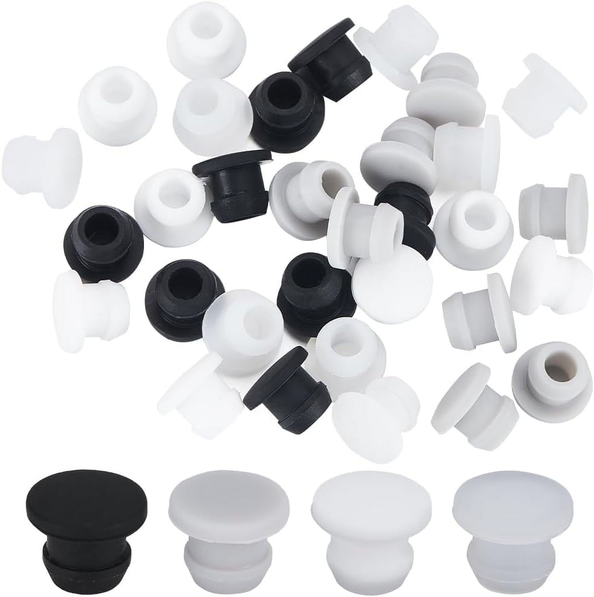 32PCS 4 Colors Silicone Stoppers for Salt and Pepper Shakers 7mm Salt ...