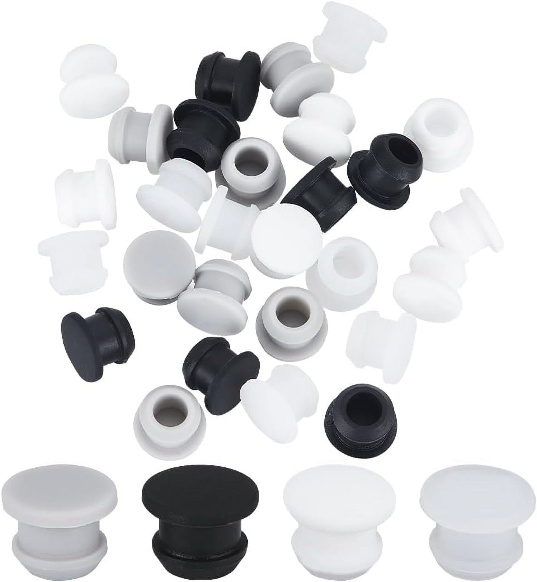 32PCS 4 Colors Silicone Stoppers for Salt and Pepper Shakers 9mm Salt ...