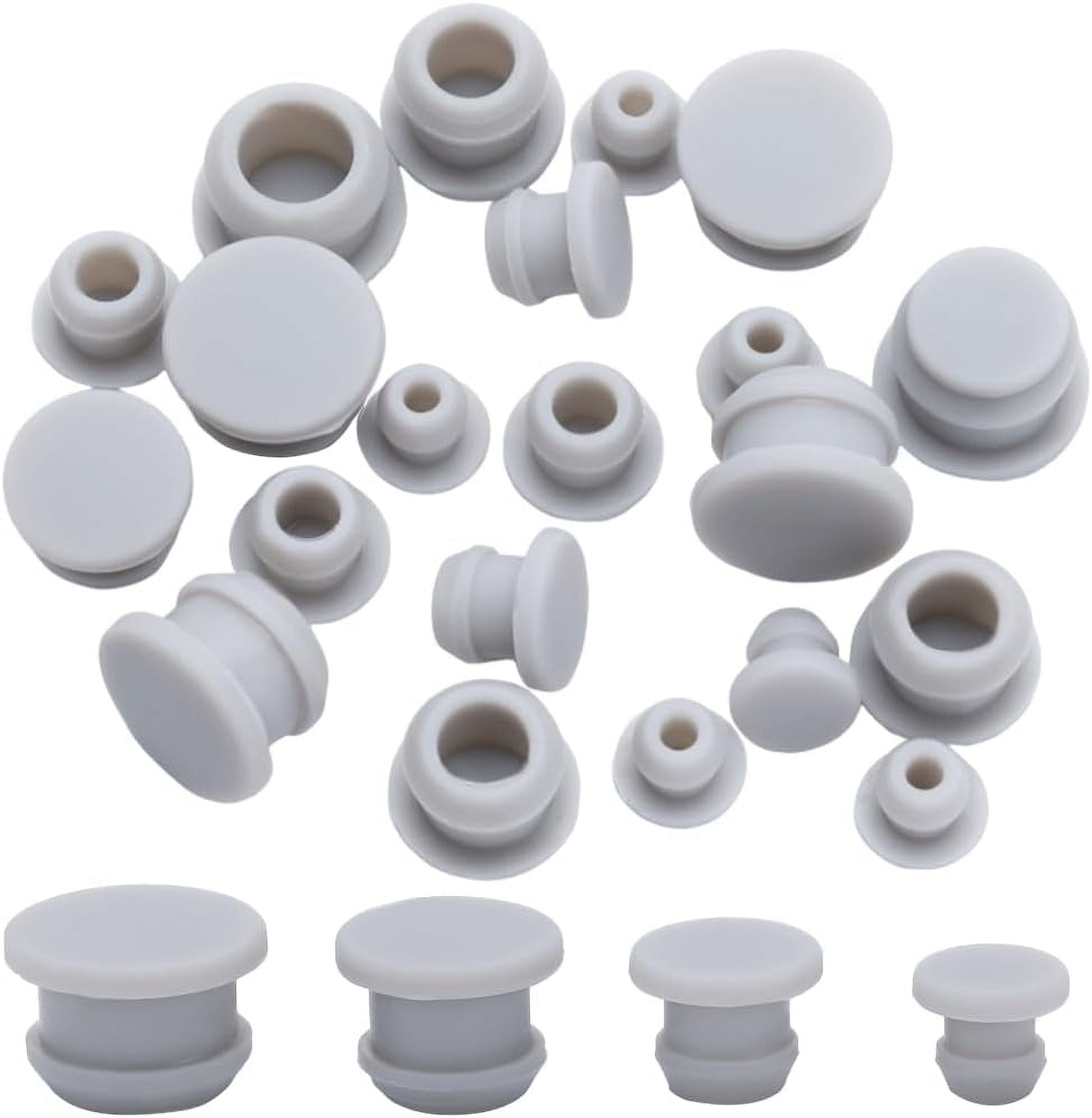 32PCS 4 Sizes Silicone Stoppers for Salt and Pepper Shakers 13/64 9/32 ...