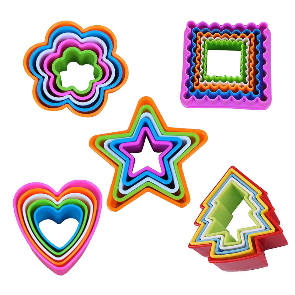 32PCS Cookie Cutter Set, Biscuit Cutter Set, Multi-size Sandwich ...