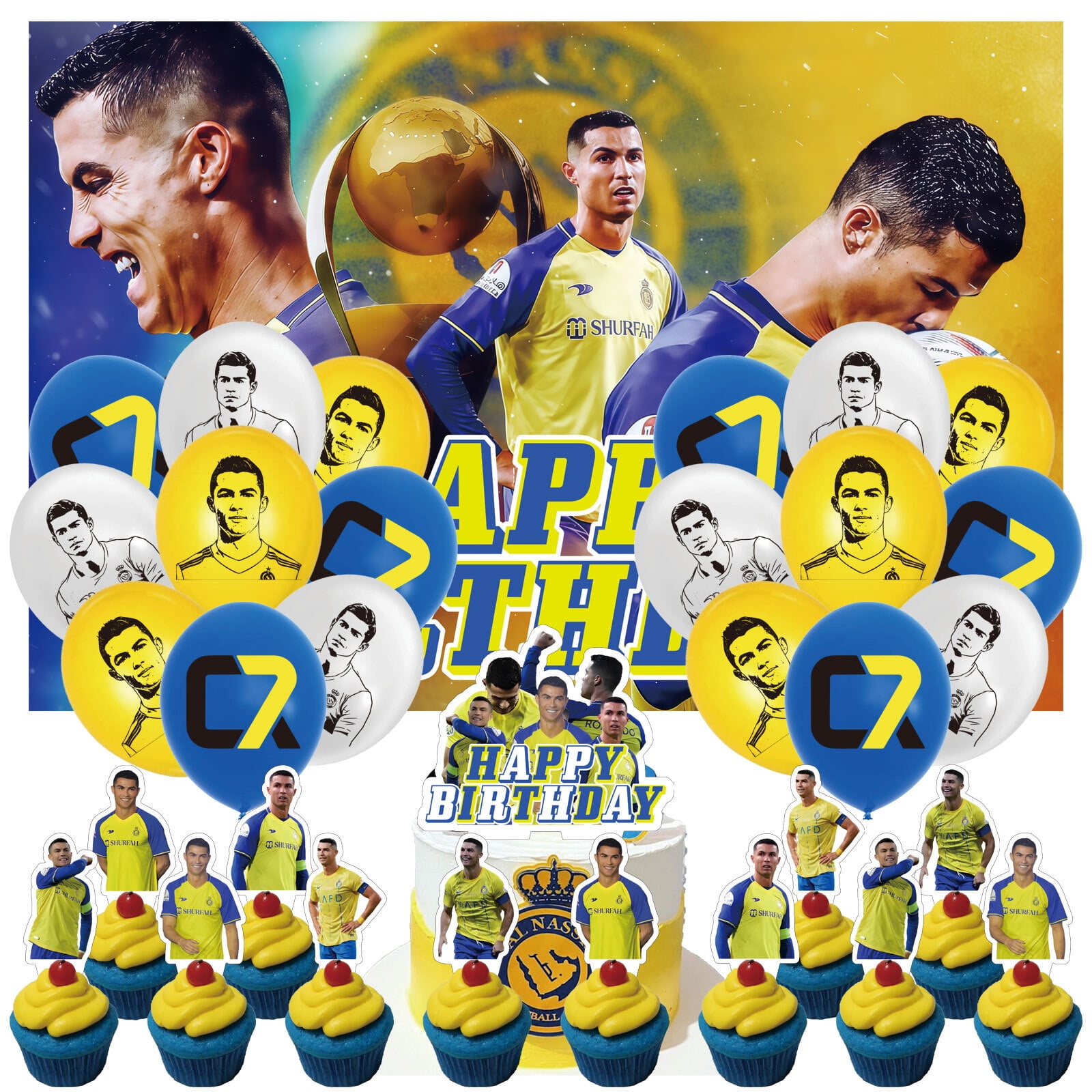 Cristiano Ronaldo Birthday Party Decorations