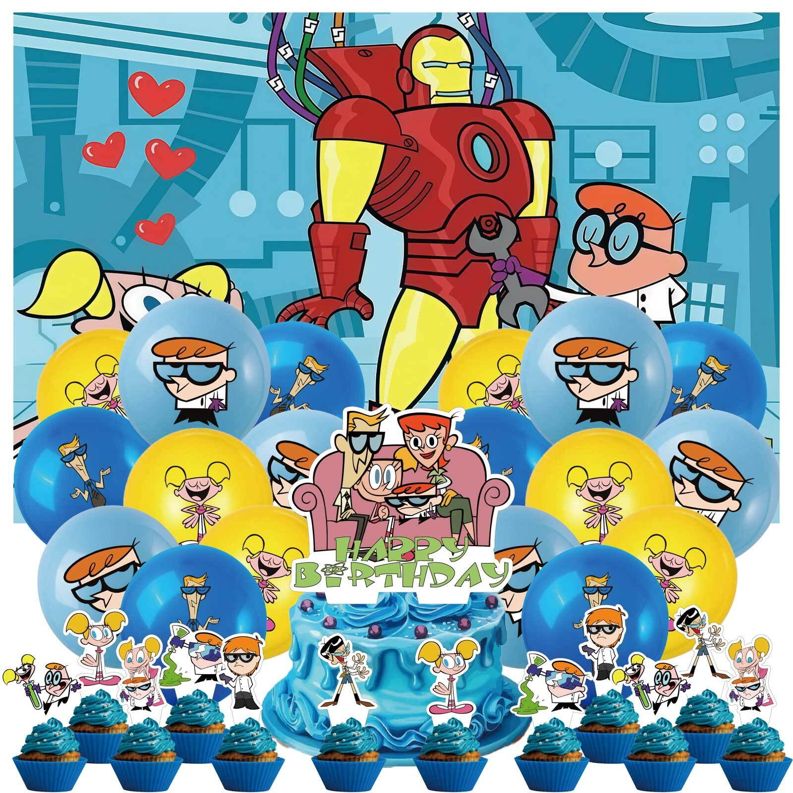 32PCS For Dexter's Laboratory Theme Birthday Party Supplies Party Favor ...