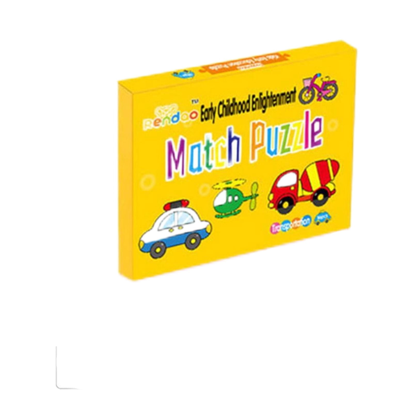 32PCS Enlightenment Card Matching Puzzle Set, Early Education Learning ...