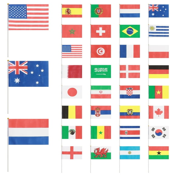Small Flags Sticks