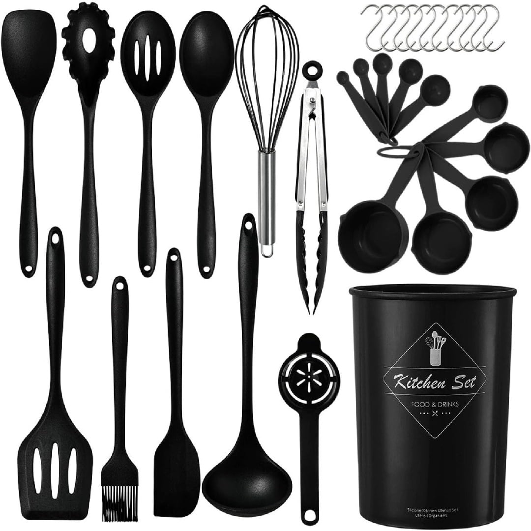 32PCS Silicone Kitchenware Set High Temperature Resistant Kitchenware ...