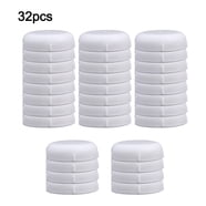 Outdoor Wrought Iron Patio Furniture Feet Caps 30 Pack Round Plastic ...
