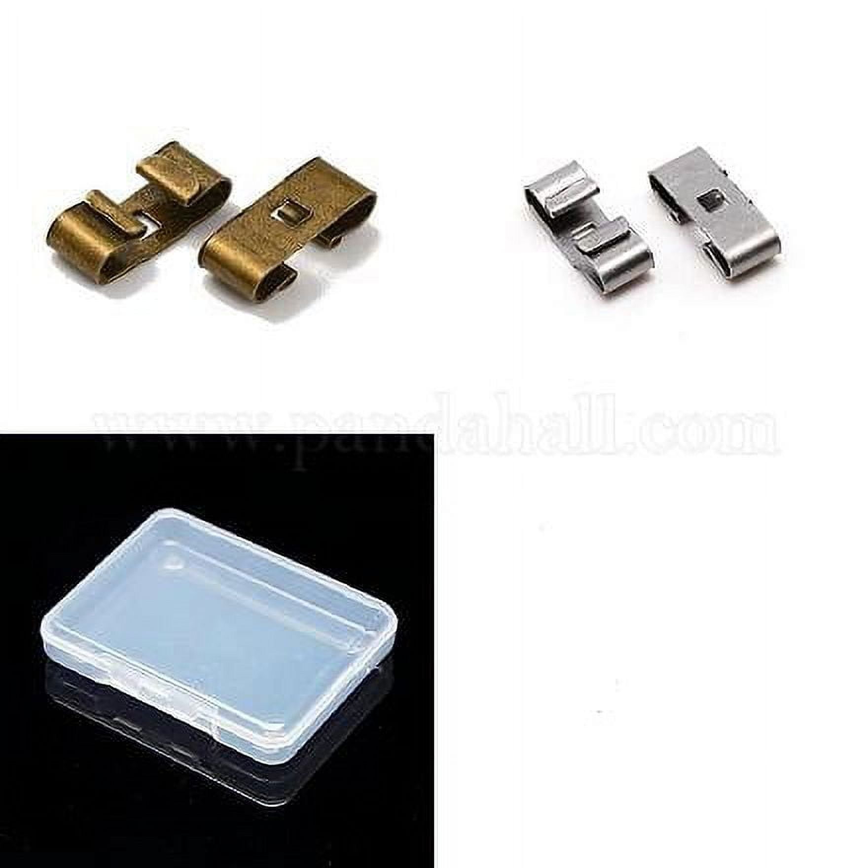 32Pcs 2 Styles Bolo Tie Slides Clasp Accessories Blank Bolo Tie Slides ...