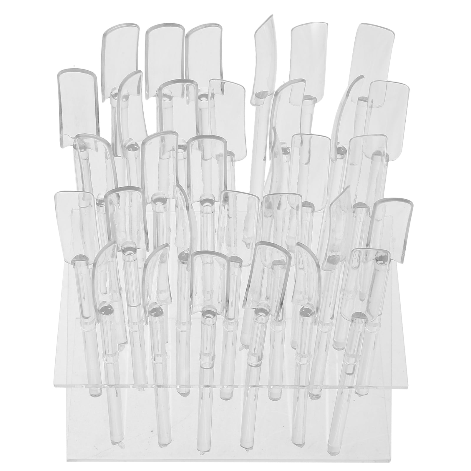 32Pcs Nail Design Stand 32 Hole Plugin Display Rack for Easy ...