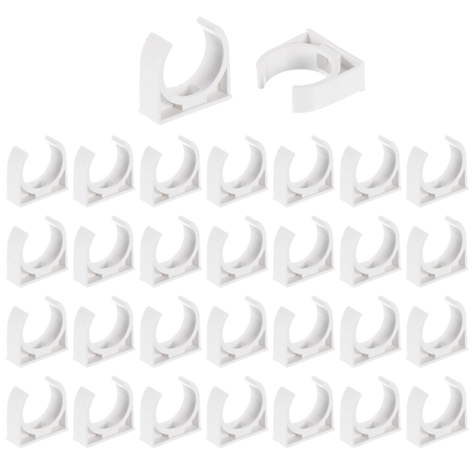 32Pcs PVC Water Pipe Clamps Clips, U-Shaped Holder Buckles for 32mm OD ...