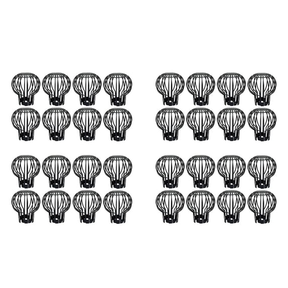 32Pcs Plastic Gutter Guards, Downpipe Leaf Guard, Downspout Filter ...