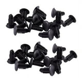 32Pcs Plastic Rivets Clip 4mm x 5mm x 15mm Black - Walmart.com