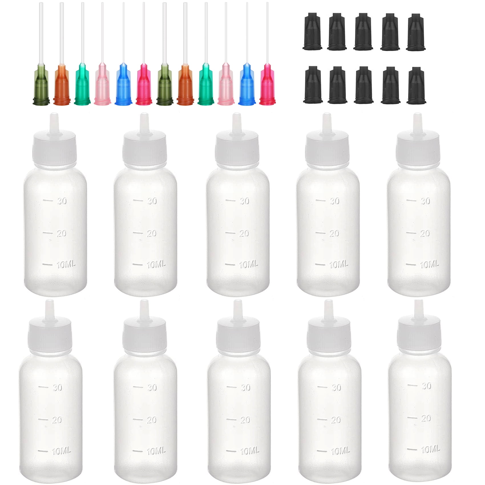 32Pcs Precision Tip Applicator Bottles Dispensing Needles Kit, 30ml ...