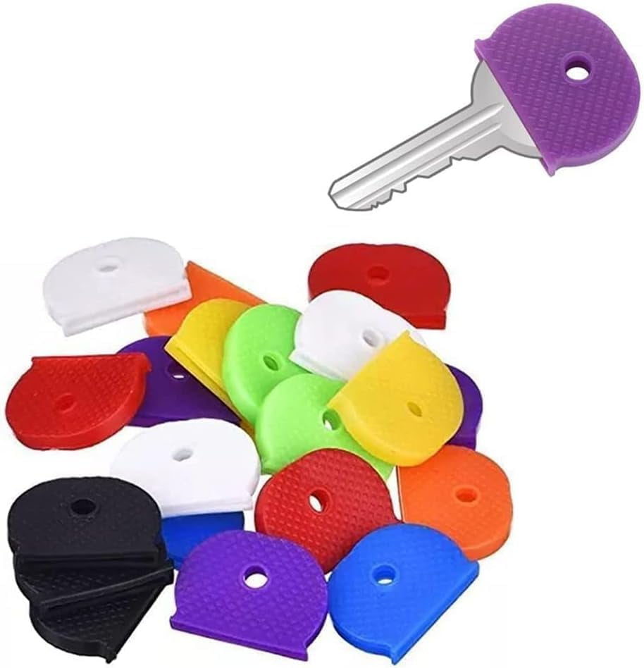 32Pcs Rubber Keycaps Silicone Key Identifier Caps Coloured Key Covers ...