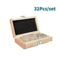 32Pcs/Set 1 Grade 0 Grade Inspection Block Gauge Test Caliper Blocks ...