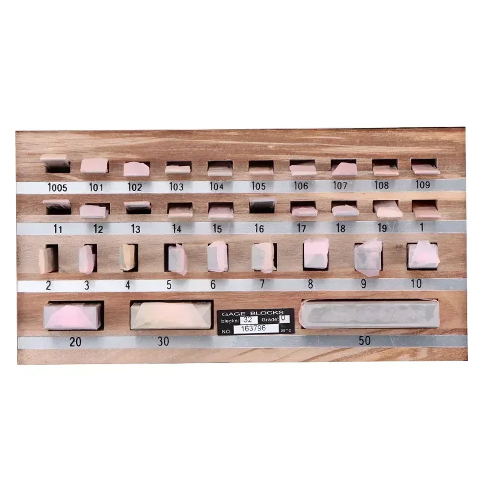 32Pcs/Set 1 Grade Inspection Block Gauge Test Caliper Blocks ...