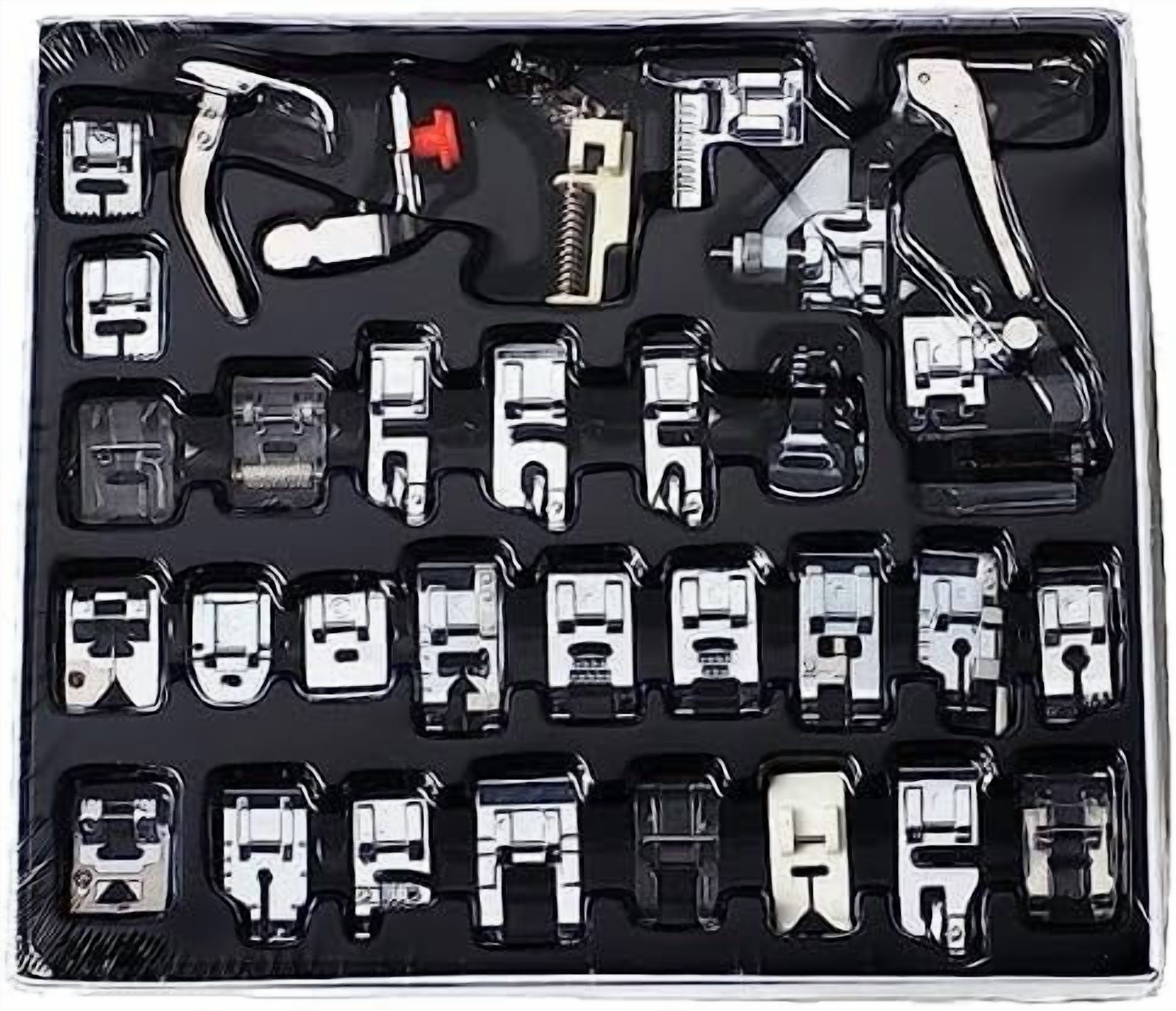 32Pcs Sewing Machine Presser Feet Kit, Sewing Machines Accessories ...