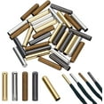 32Pcs Shoe Laces Tips 4 Colors Metal Shoelace Tip Head 20mm Long Shoe ...
