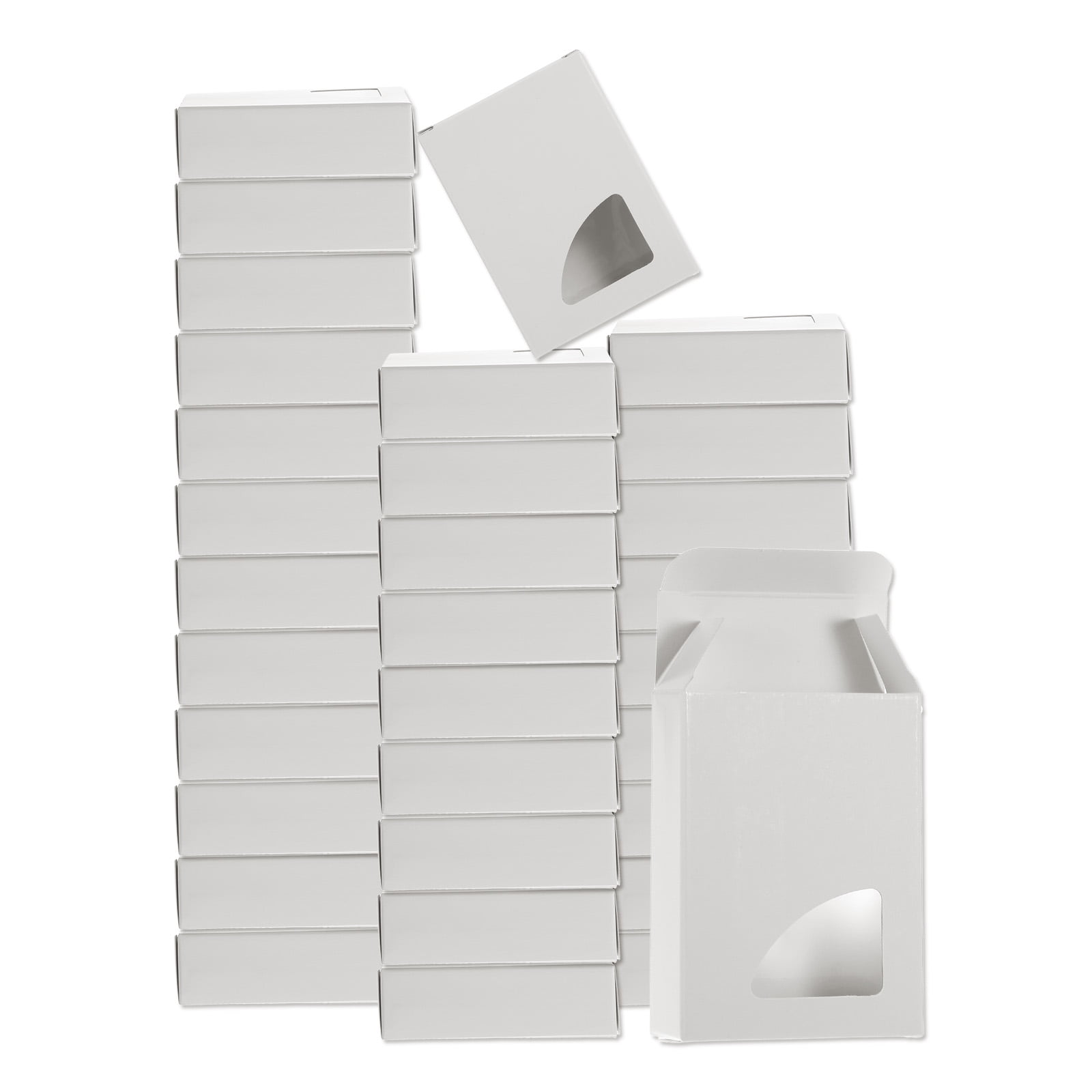 32Pcs Soap Packaging Boxes 2.8x3.5x1.2 Inch Kraft Soap Box with Window ...
