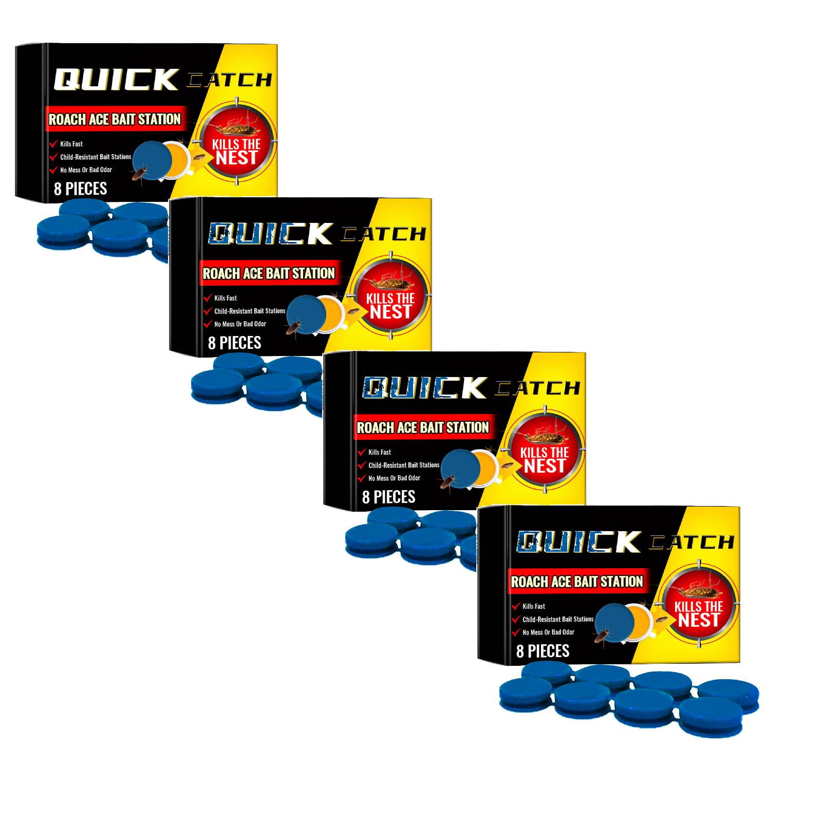 32Pcs Stations Indoor Outdoor Use For Small And Large Cockroach,Quick ...