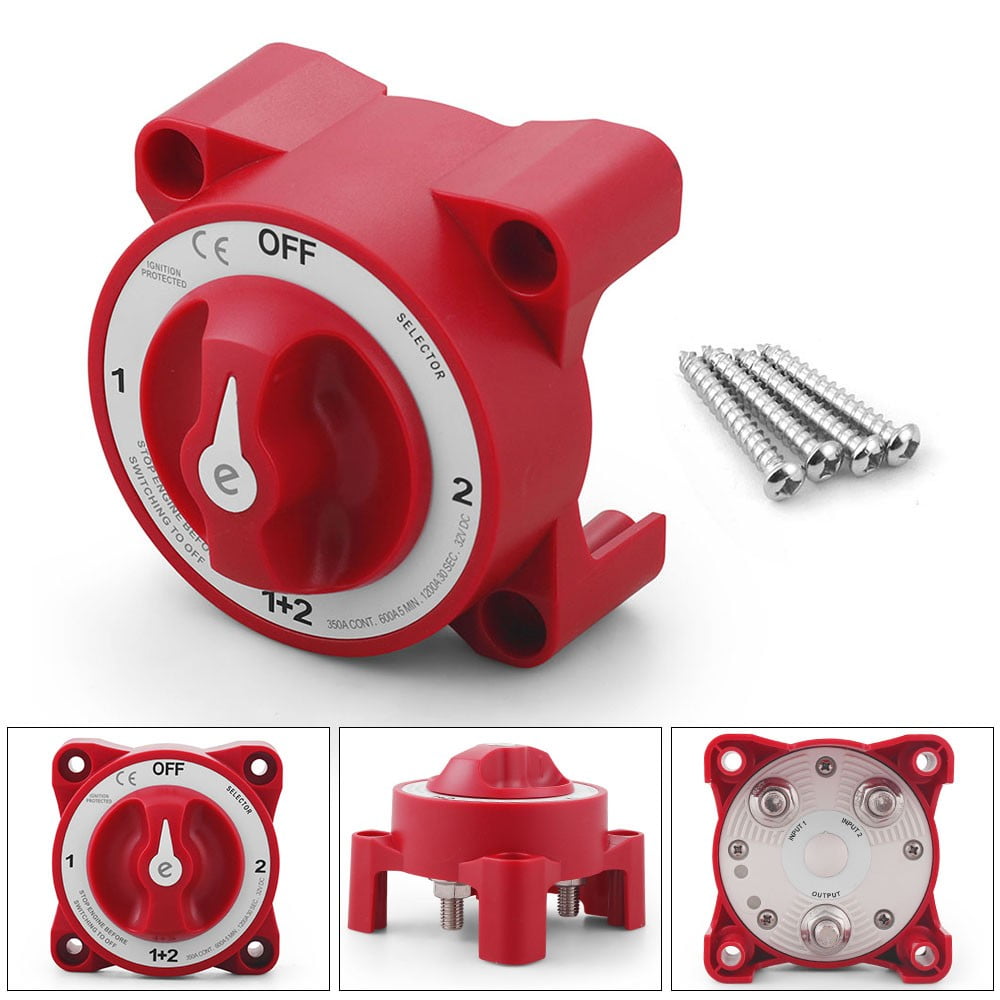 32V 350A Battery Disconnect Switch Selector Disconnect 4 Position 3 ...