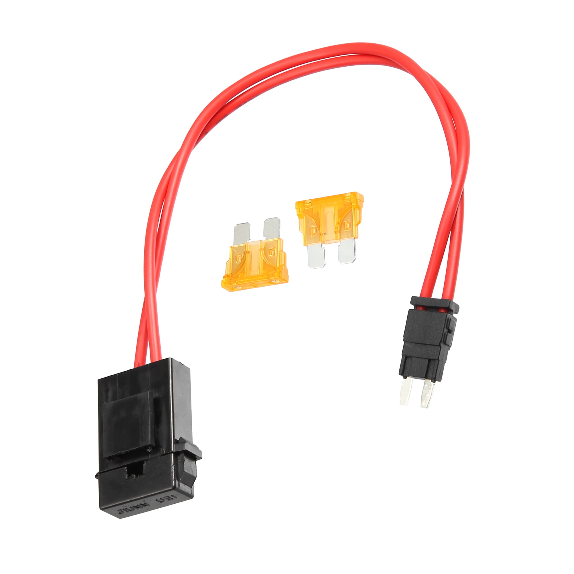 32V Mini Fuse Adapter Tap Fuse Kit with 2pcs 5A Blade Style Fuses for ...