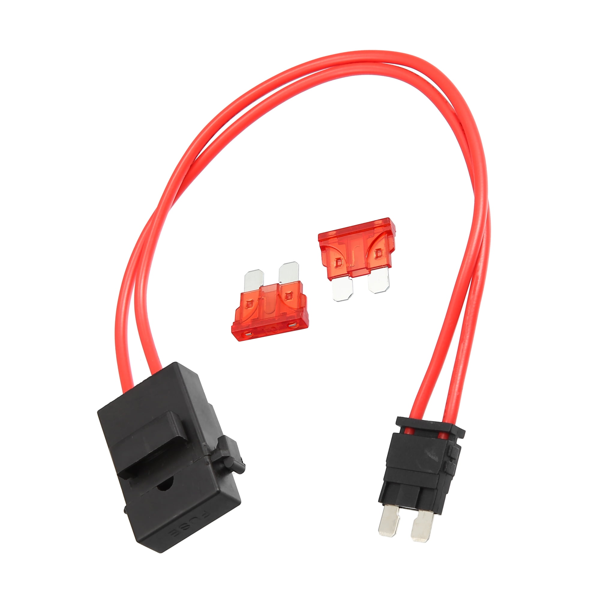 32V Standard Fuse Adapter Tap Fuse Kit with 2pcs 10A Blade Style FuseS ...