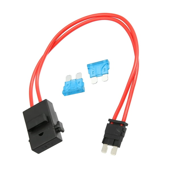 32V Standard Fuse Adapter Tap Fuse Kit with 2pcs 15A Blade Style Fuses ...