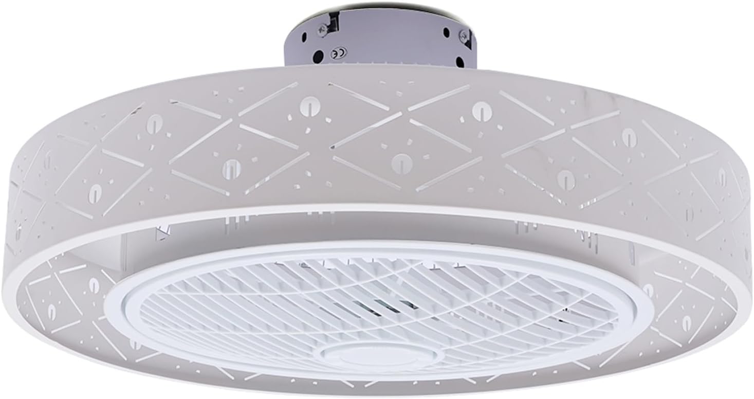 32W*2 Pineapple Bead Fan Lamp, 110V/60HZ Ceiling Fan Light LED Remote ...