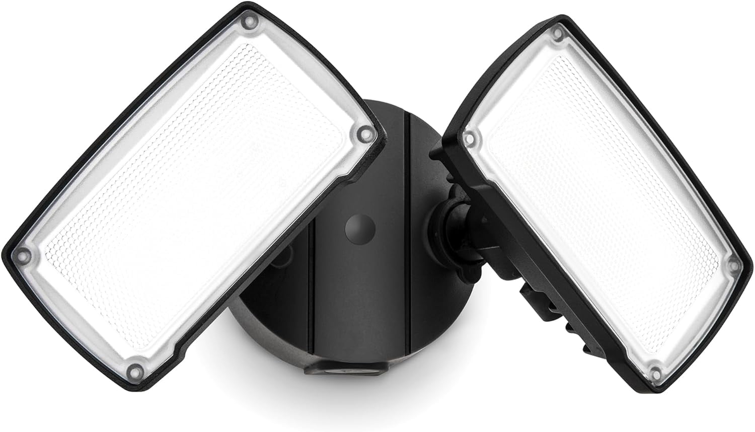 32W 3500LM Integrated Dual-Head LED Flood Light Outdoor,Switch ...