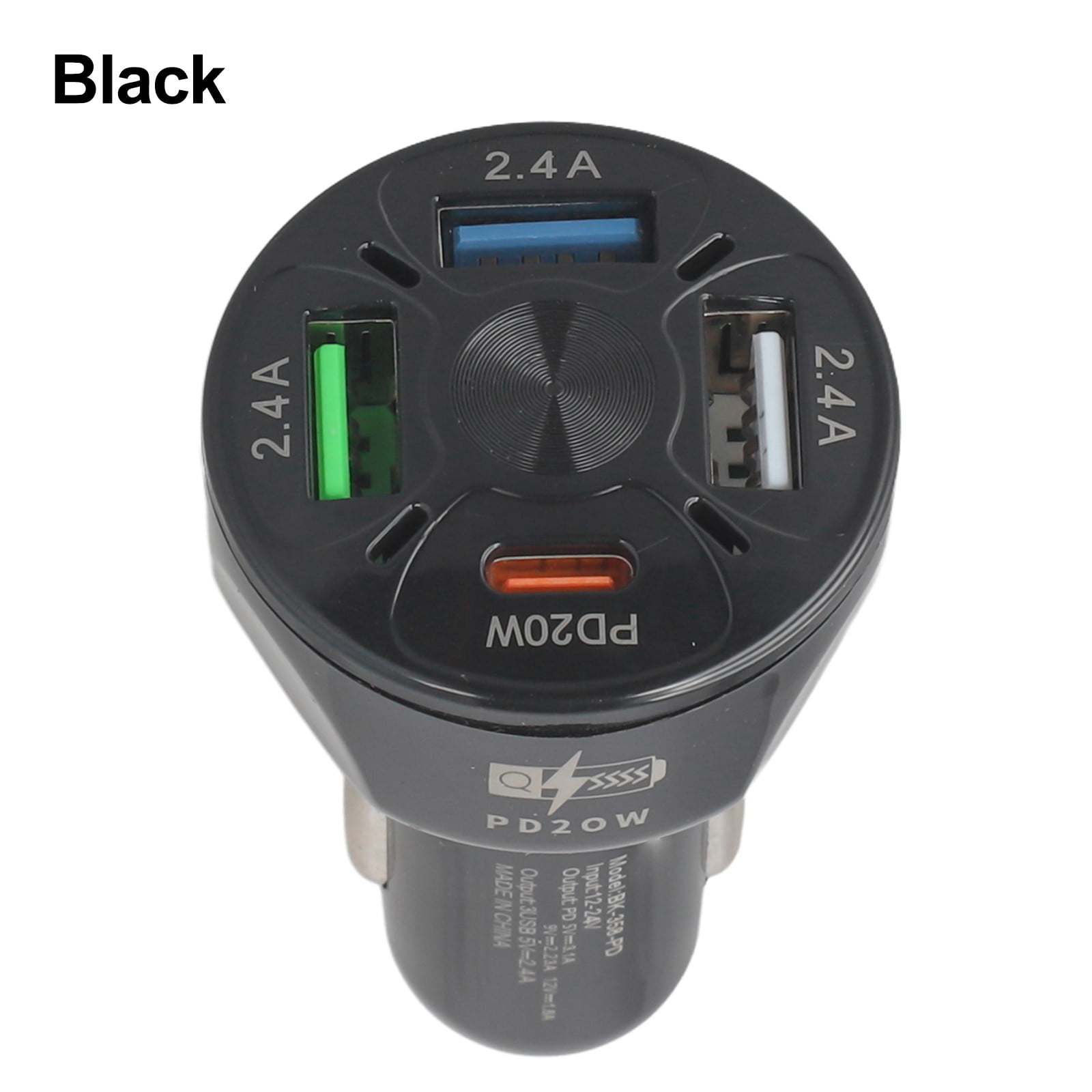 32W 4-In-1 3Usb+Pd Mobile Phone Car Charger Usb Pd Quick Charge Car ...