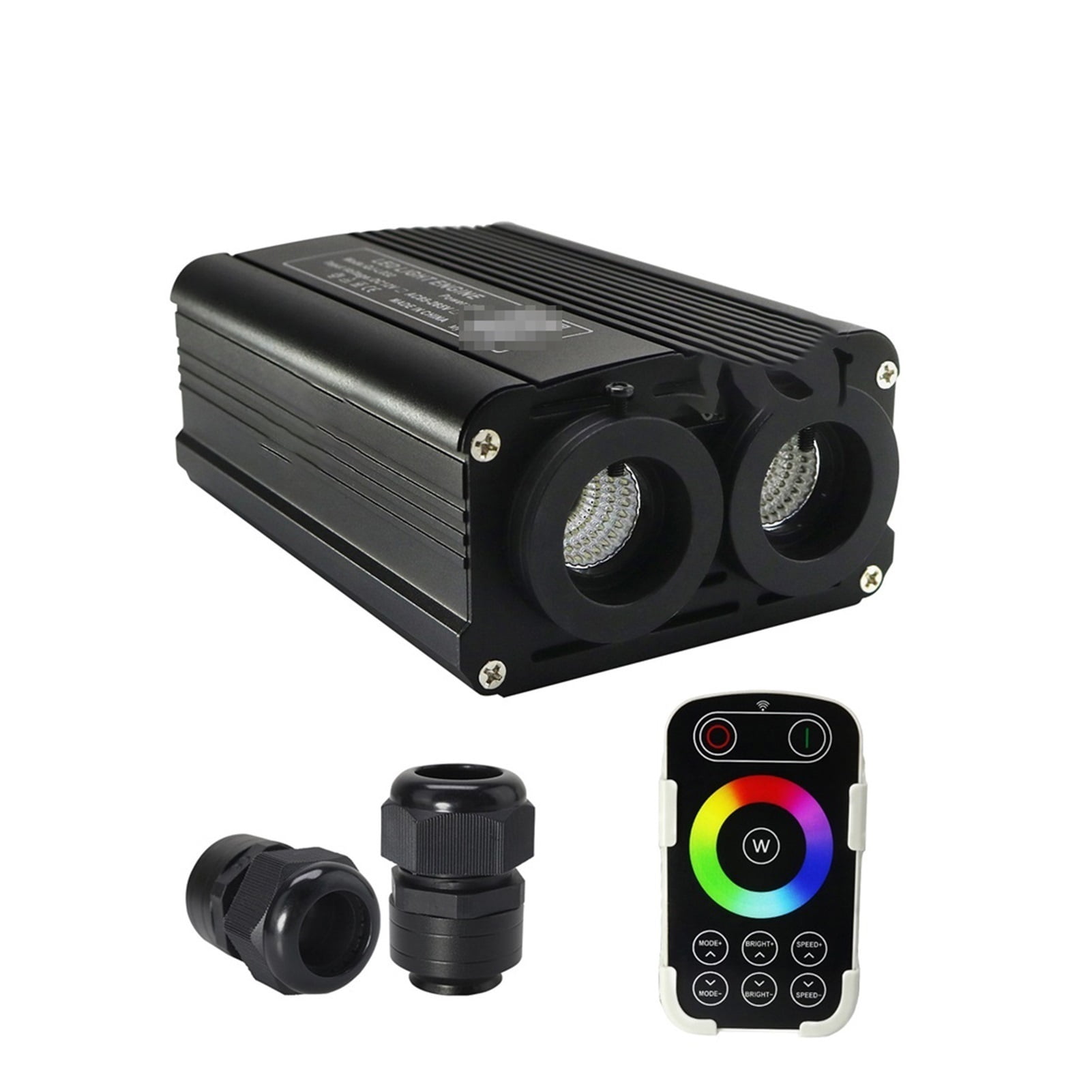 32W Double Heads RGBW Fiber Optic Engine Smartphone APP Control&Touch ...