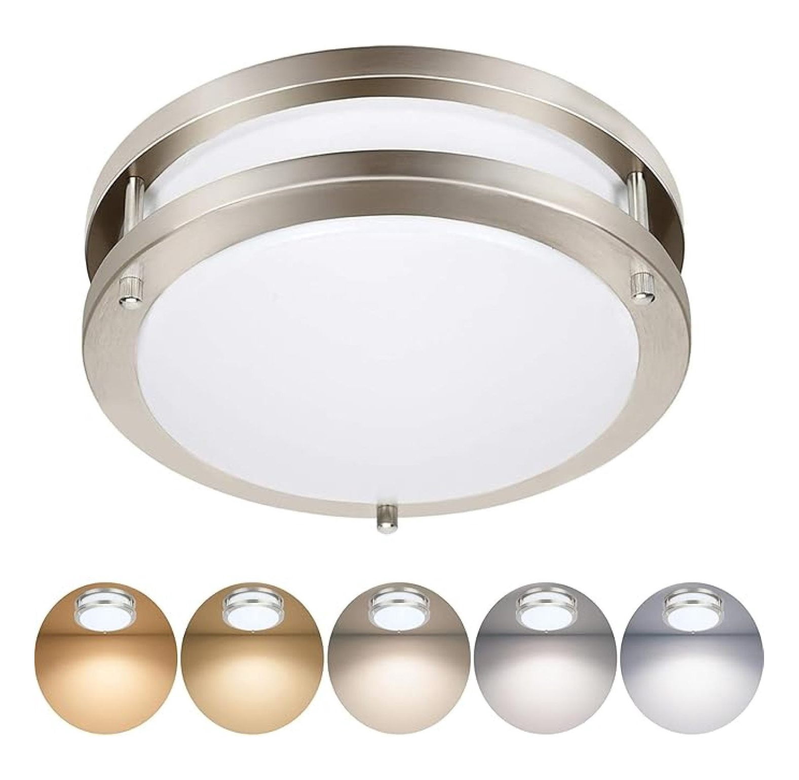 32W LED Ceiling Light, Dimmable Flush Mount - Kitchen, Bathroom ...
