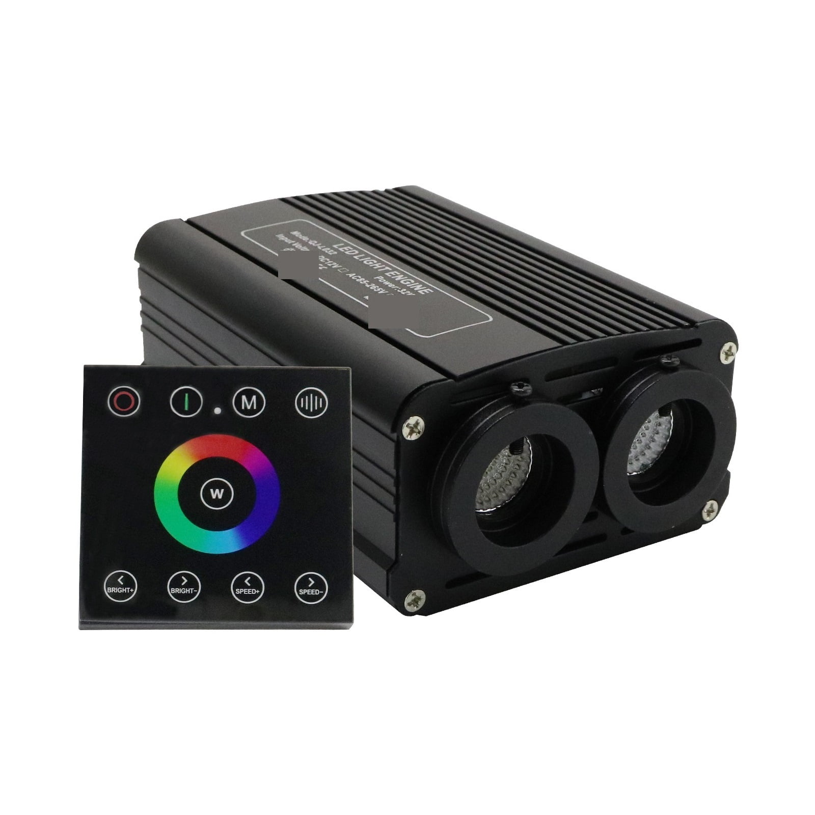 32W LED Optic Fiber Light Engine, Driver Double Port Optical Fiber ...