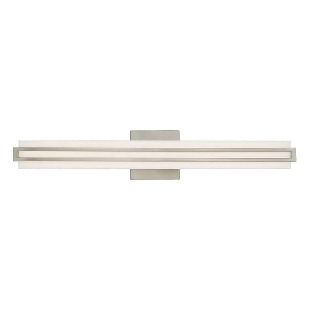 32W Led Ada Bathroom Light in Modern Style 4.38 inches Wide By 23.5 ...