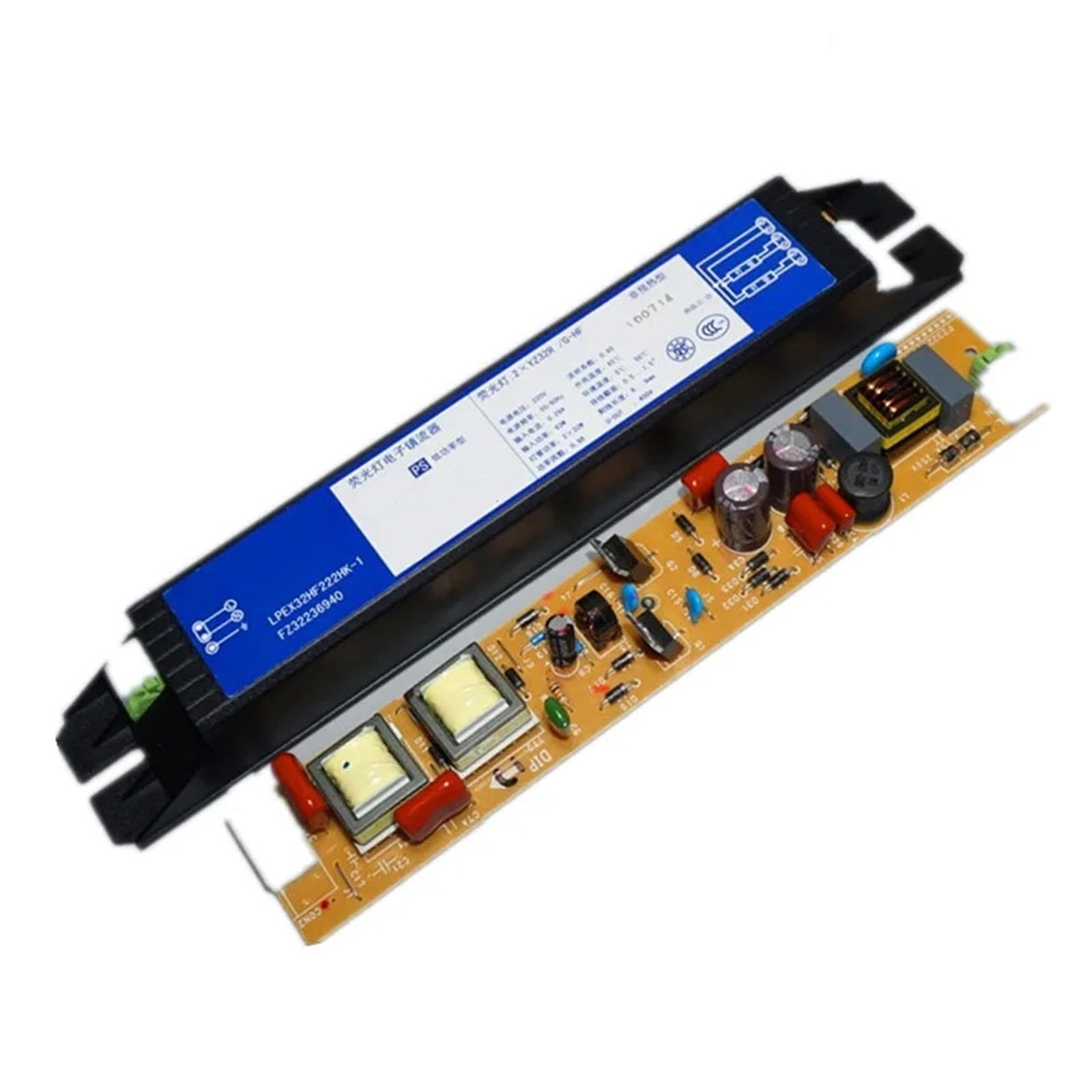 32W Straight Tube Double Lamp One Belt Two T8 Ballast Fluorescent Light ...