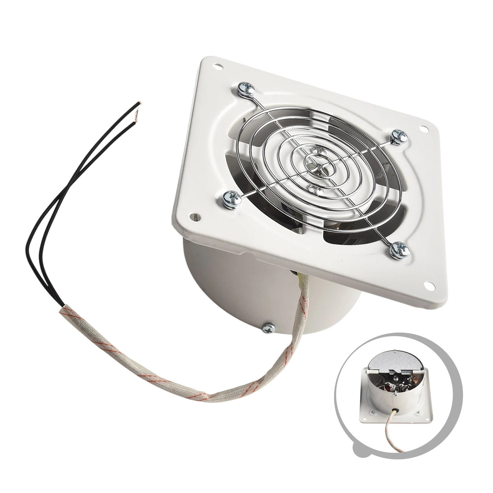 32W Ventilation Fan 6Inch Exhaust Fan Efficient Air Extraction High ...