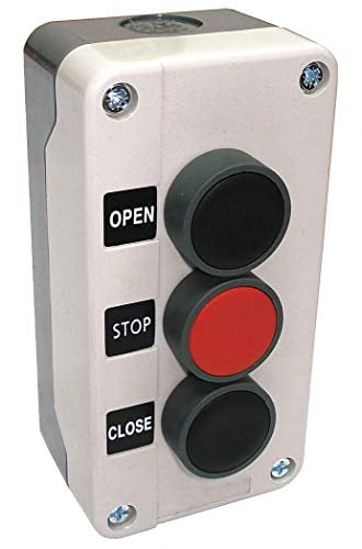 32W271 - Push Buttn Cntrl Station Open/Stop/Close - Walmart.com