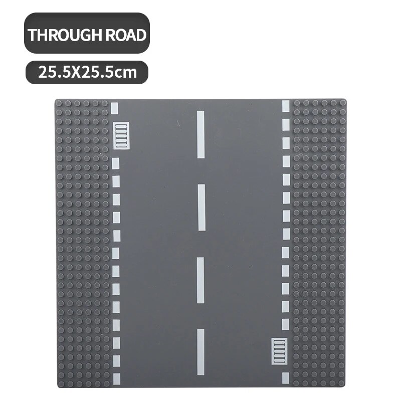 32X32 Classic Road Building Block Base Plate City View Traffic Road ...