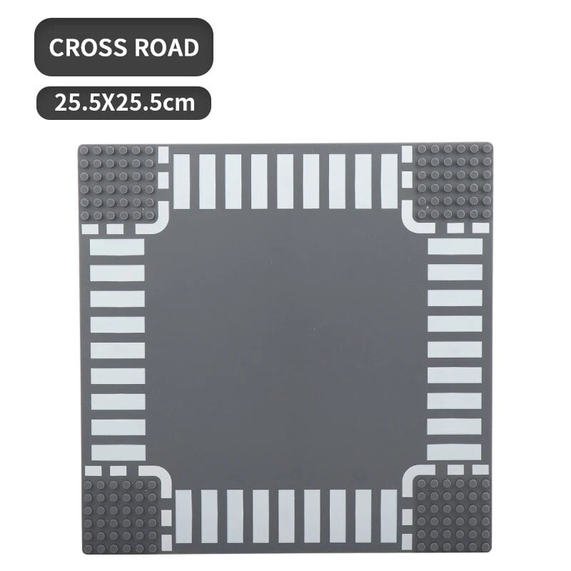 32X32 Classic Road Building Block Base Plate City View Traffic Road ...