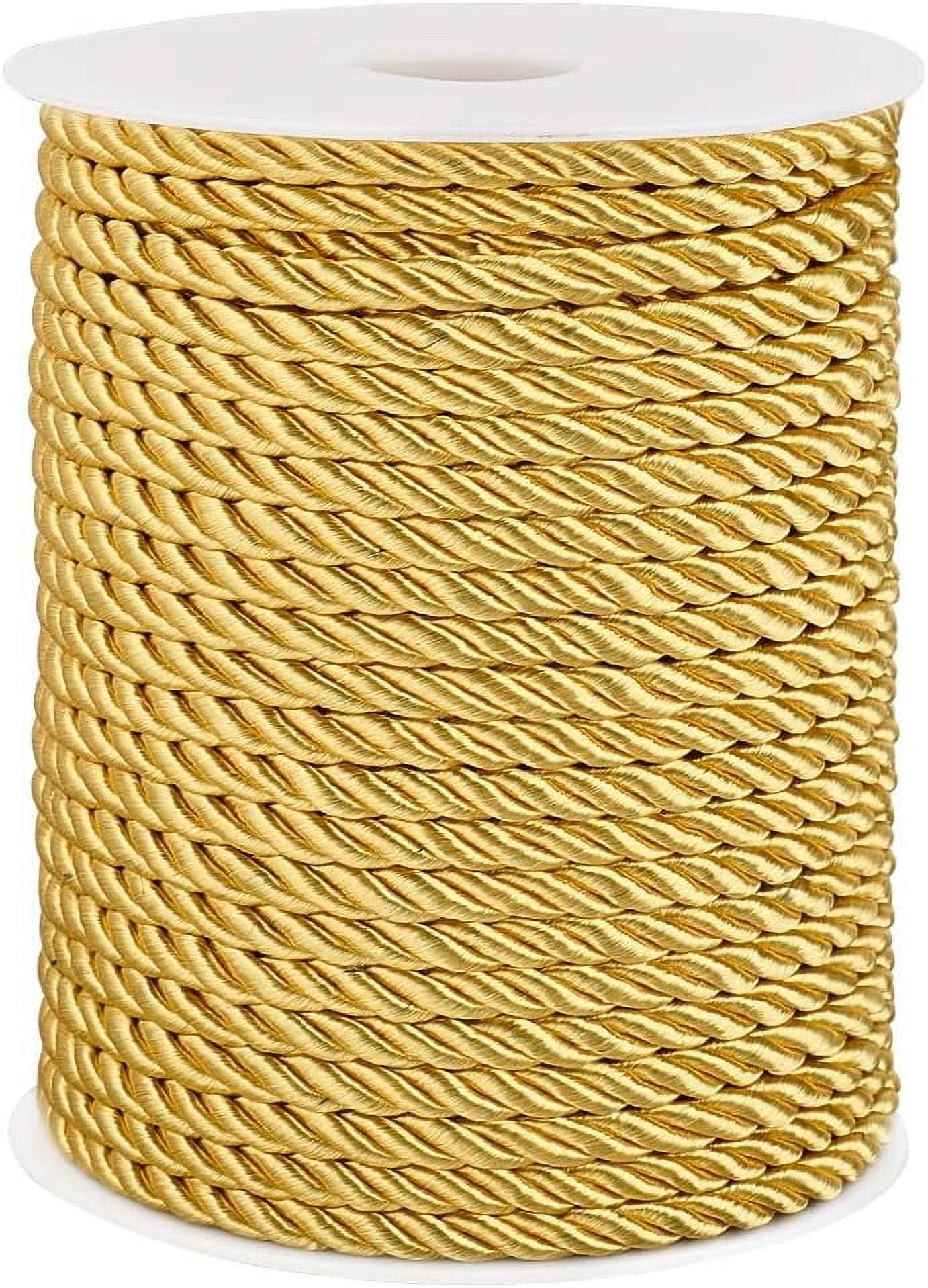 32Yards Gold Cord Trim 5mm Crafts Rope Graduation Honor Cords ...