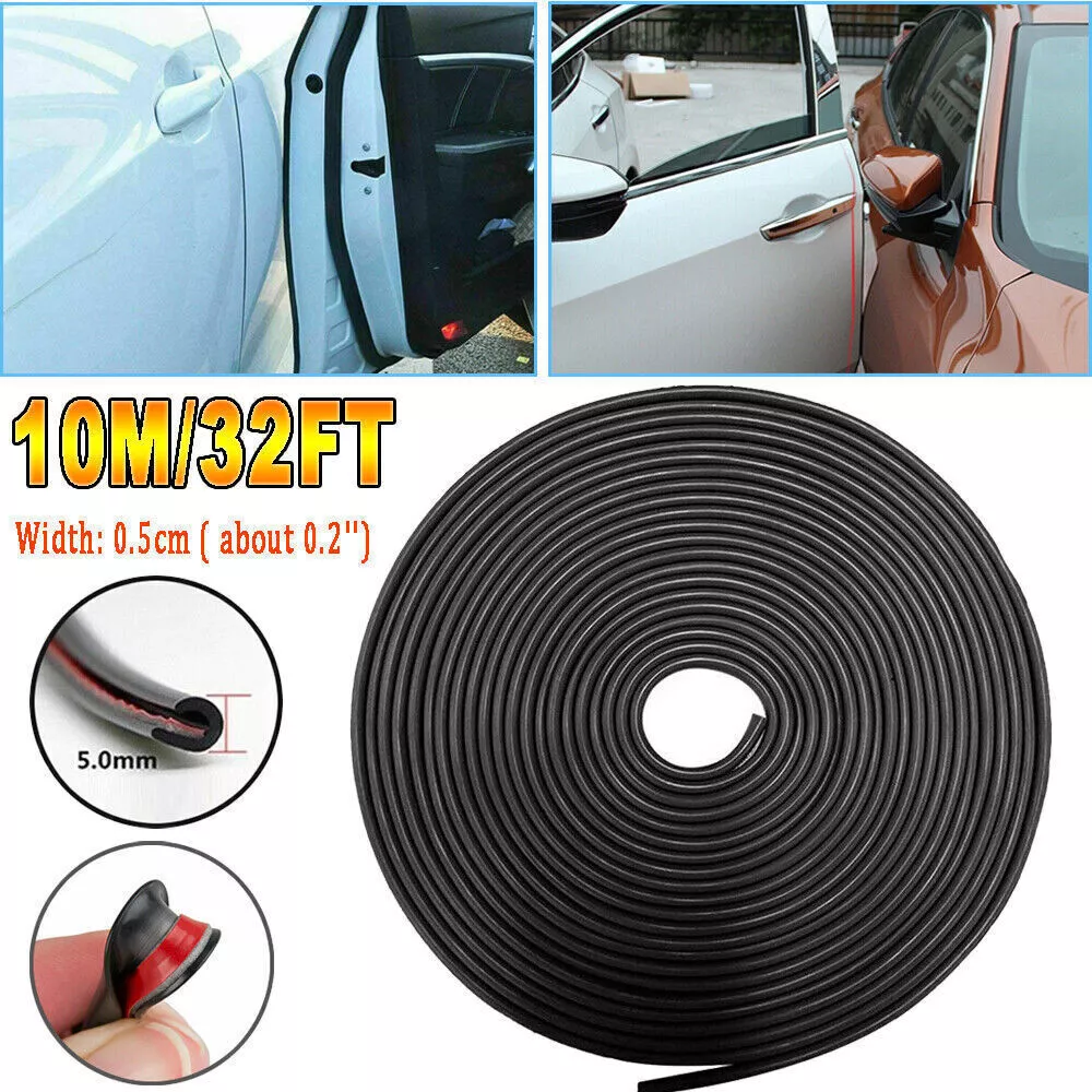 32ft U Shape Rubber Seal Car Door Edge Guard Molding Trim Protectors ...