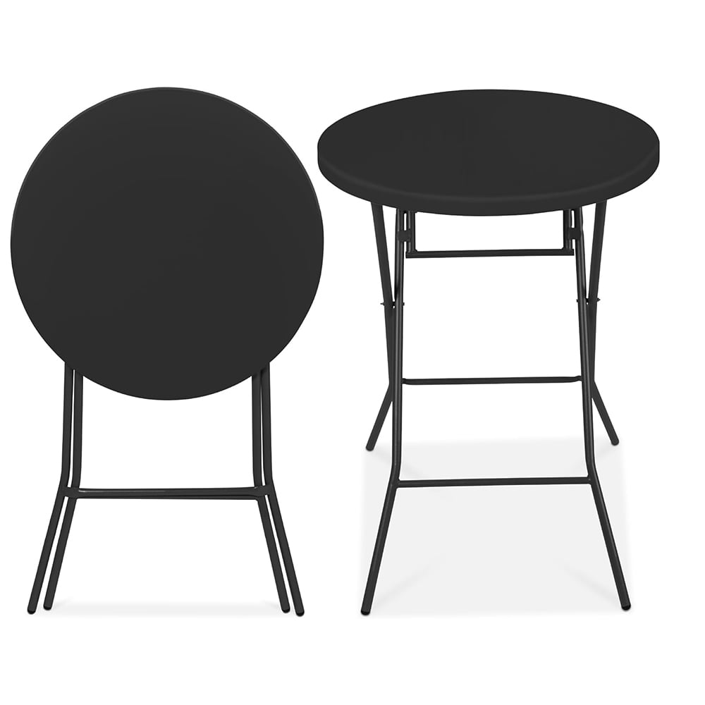 32in Bar Height Folding Table, Round Indoor Outdoor Accessory, Events ...