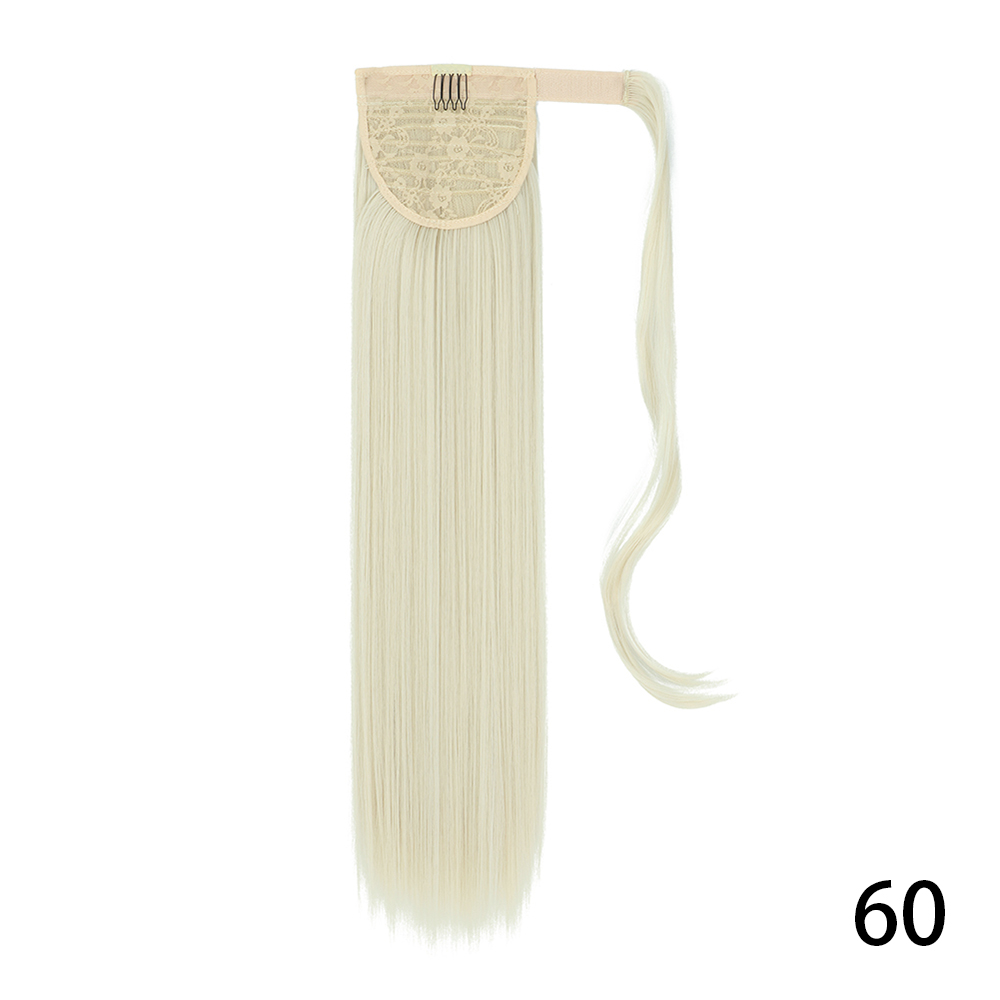 32inches Synthetic Ponytail Hair Extension Clip in Fake Wig Hairpiece ...