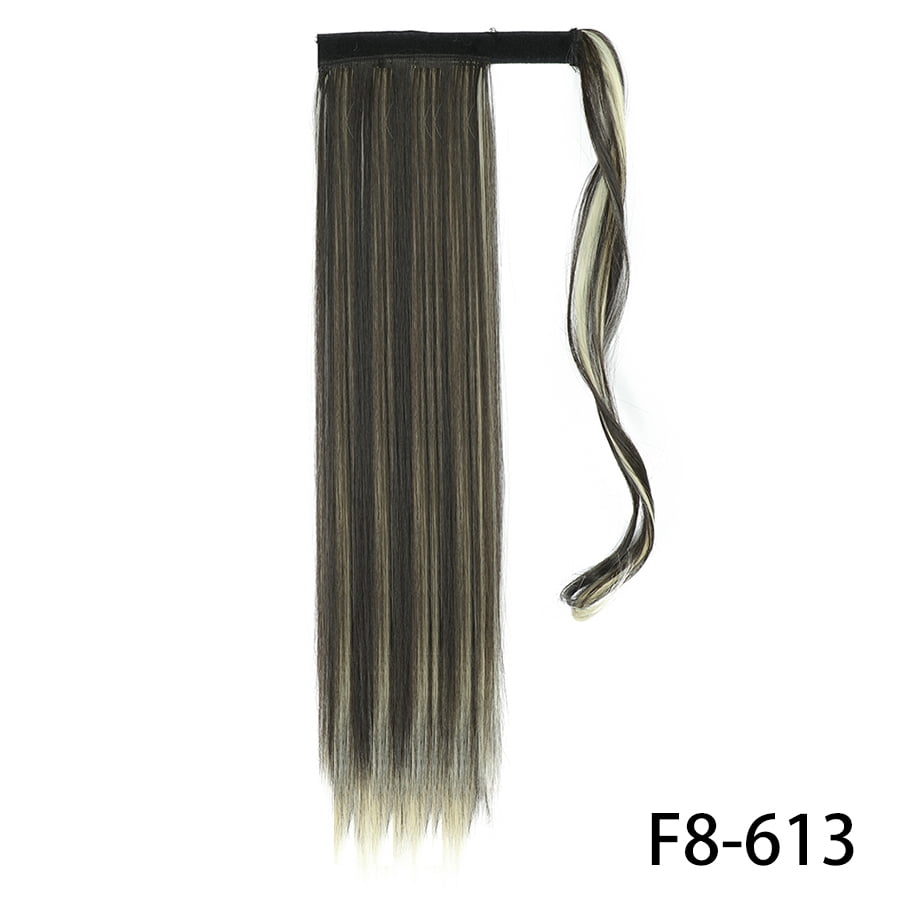 32inches Synthetic Ponytail Hair Extension Clip in Fake Wig Hairpiece ...