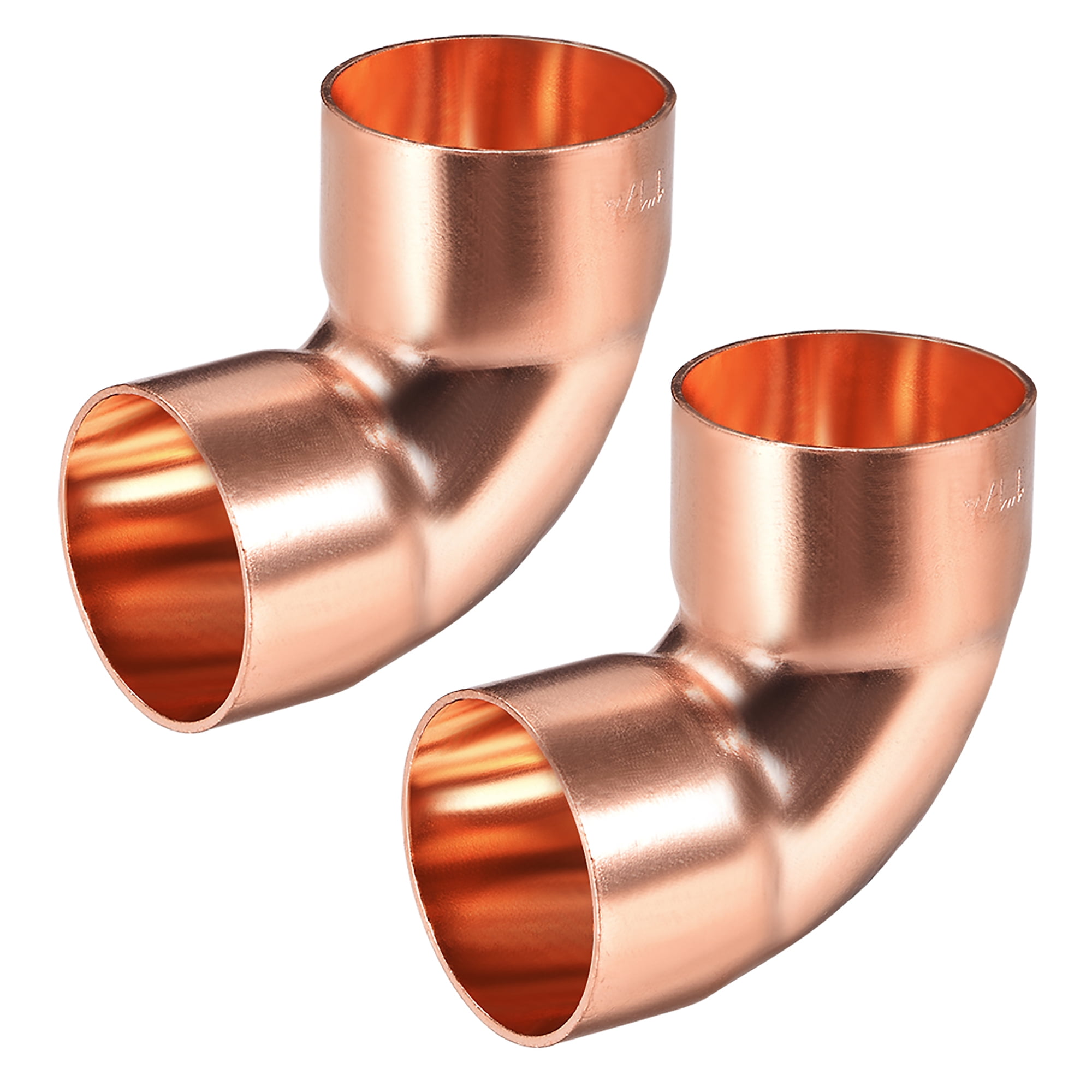 32mm /1.26-inch ID 90 Degree Copper Elbow,Short-Turn Copper Pipe ...