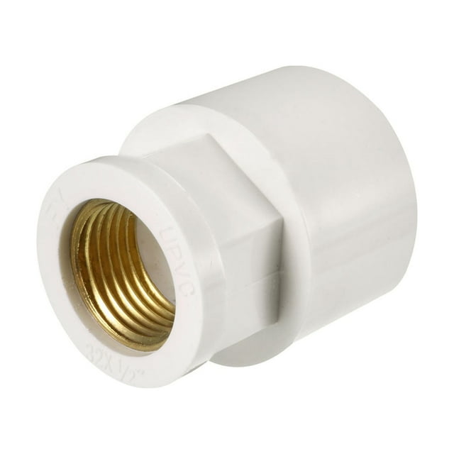 32mm Slip x 1/2 PT Female Brass Thread PVC Pipe Fitting Adapters ...